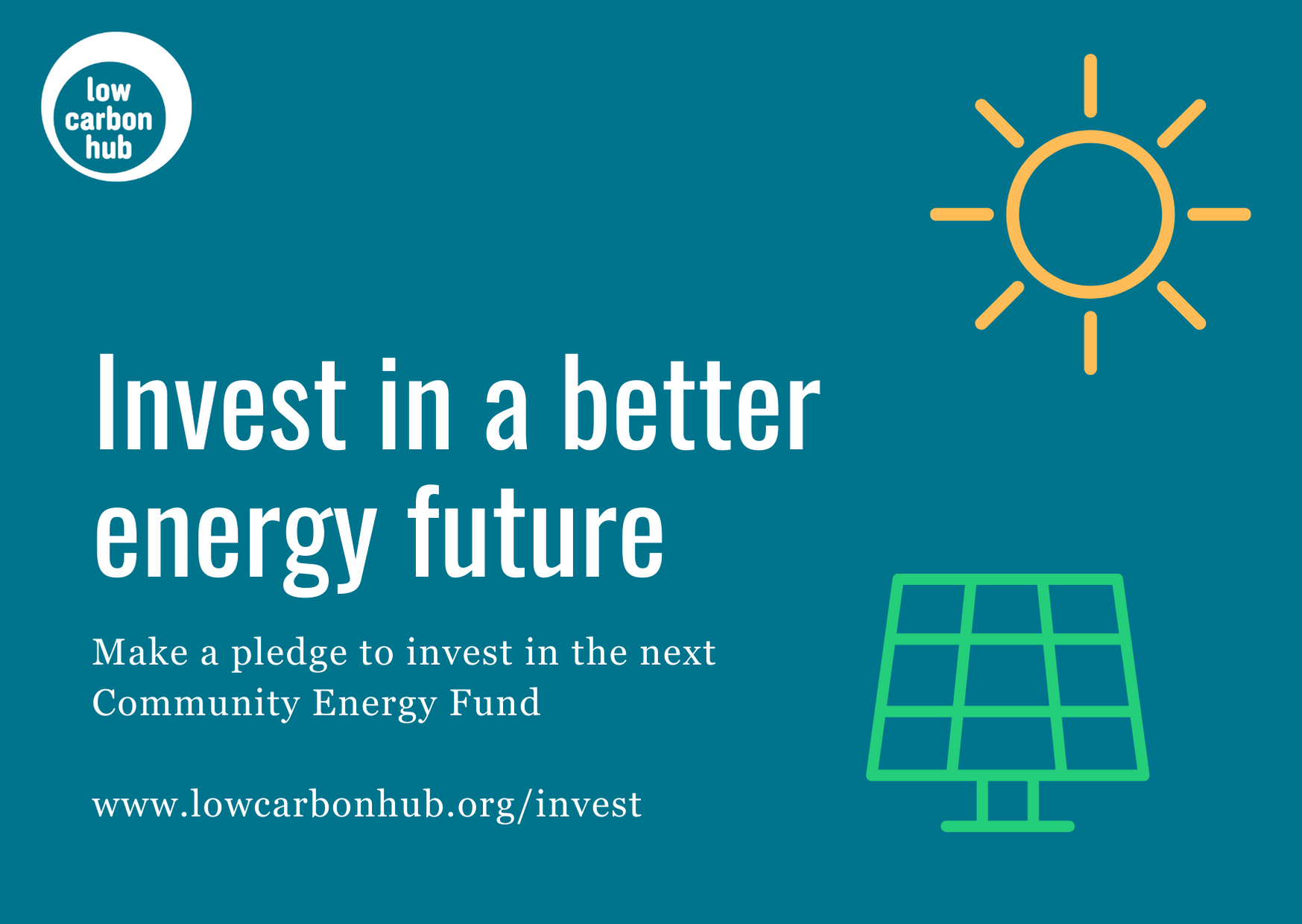 Pledge your support for the Community Energy Fund - Low Carbon Hub