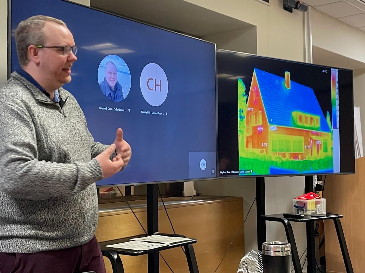 Low Carbon Hub Thermal Imaging Training workshop with Dale Hoyland, 28 ...